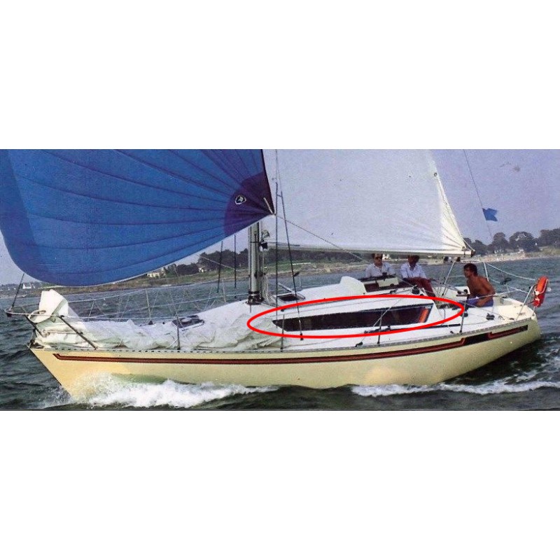 Plexiglas porthole for sailboat