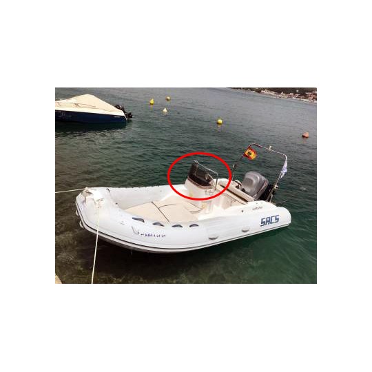 Pare-brise en Plexiglas Pare-brise Sacs 475